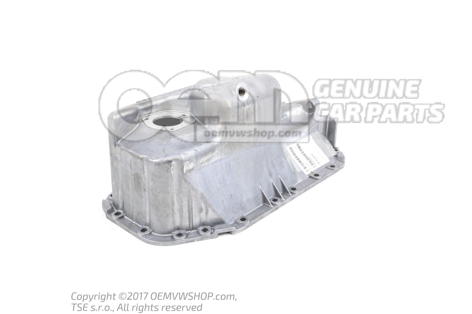 Engine oil sump with opening for oil level sensor 032103603N | b2b ...