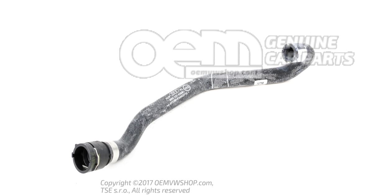Coolant hose with quick release coupling 8R0121036B | b2b.oemVWshop.com
